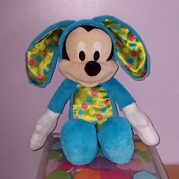 Disney | Toys | Disney Mickey Mouse Easter Bunny Rabbit Plush Stuffed ...